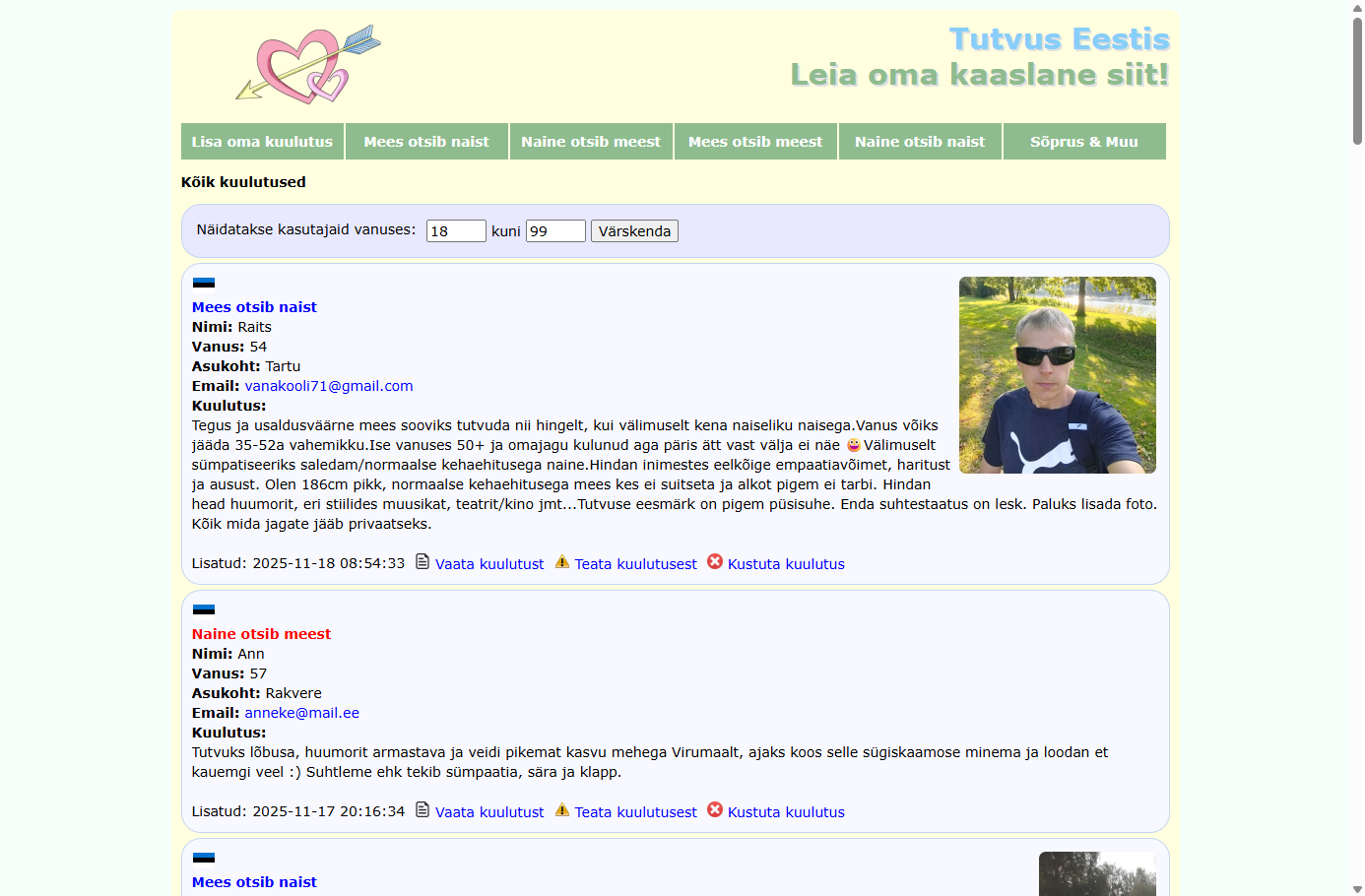 Amoremi - TutvumisPortaalid